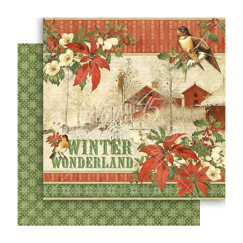 Graphic 45 Winter Wonderland Packs Of 10 Sheets WorldOfCraft