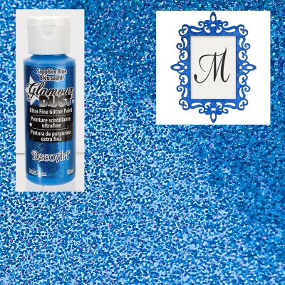DecoArt Sapphire Blue Glamour Dust | World Of Craft