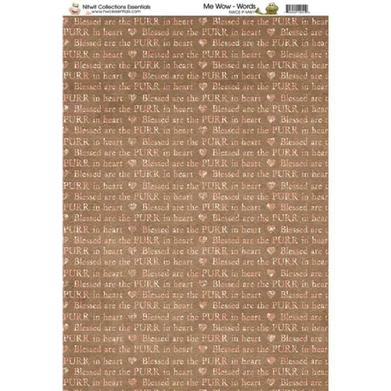 Nitwit Collections Essentials Words Paper A4 Pack Of 10 Sheets | World ...