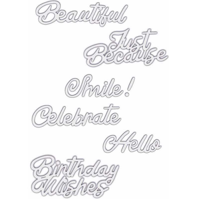 Sue Dix Sentiments Sweet Dixie Cutting Dies WorldOfCraft