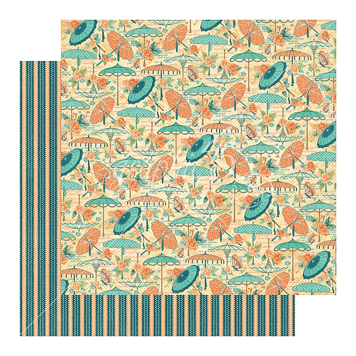 Graphic 45 Parasol Bouquet Packs Of 10 Sheets WorldOfCraft