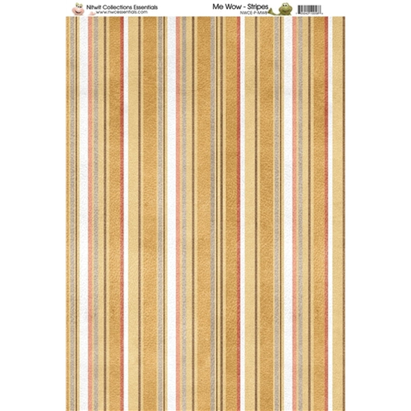 Nitwit Collections Essentials Stripes Paper A4 Pack Of 10 Sheets ...