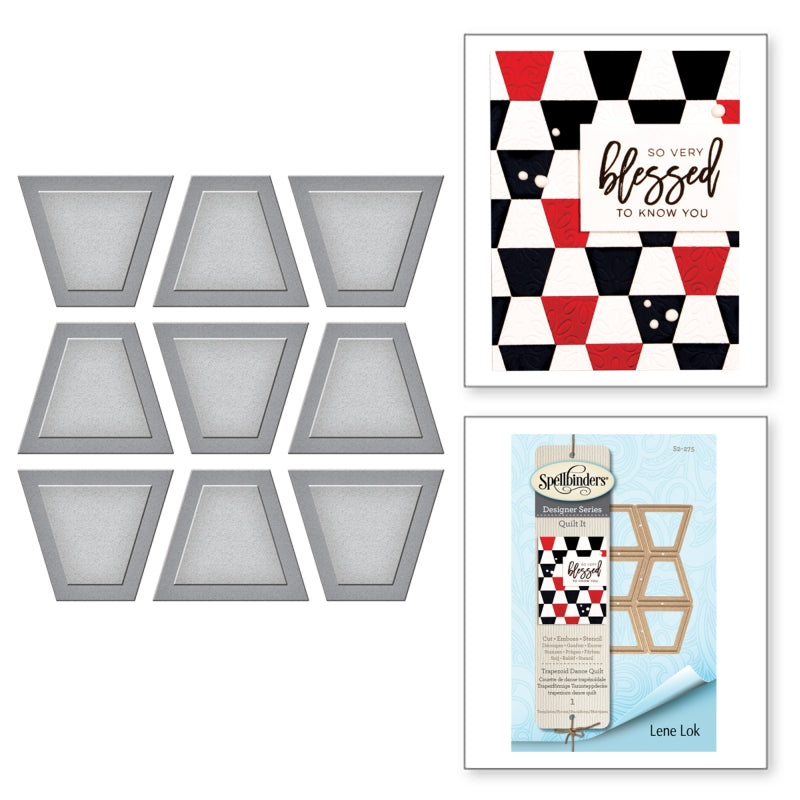 Spellbinders Trapezoid Dance Quilt | World Of Craft
