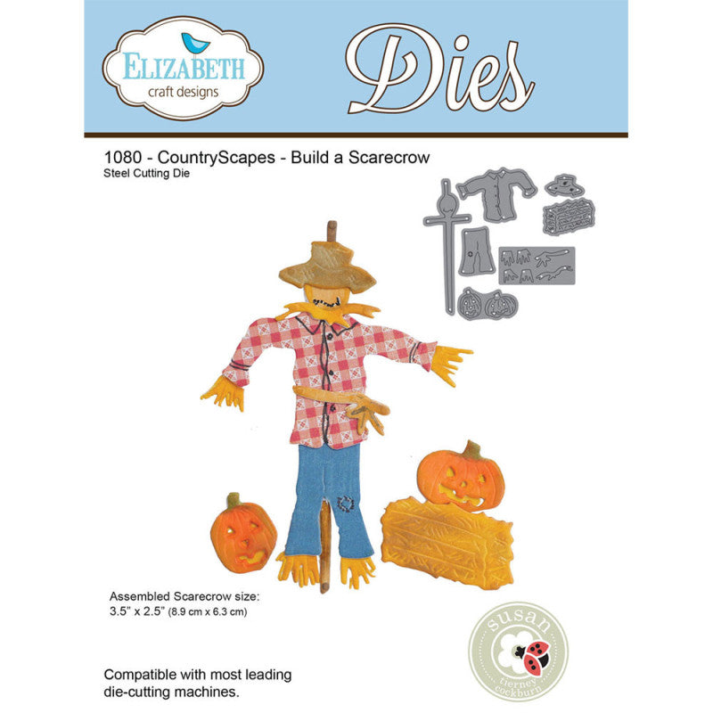 Elizabeth Craft Designs Build A Scarecrow | World Of Craft