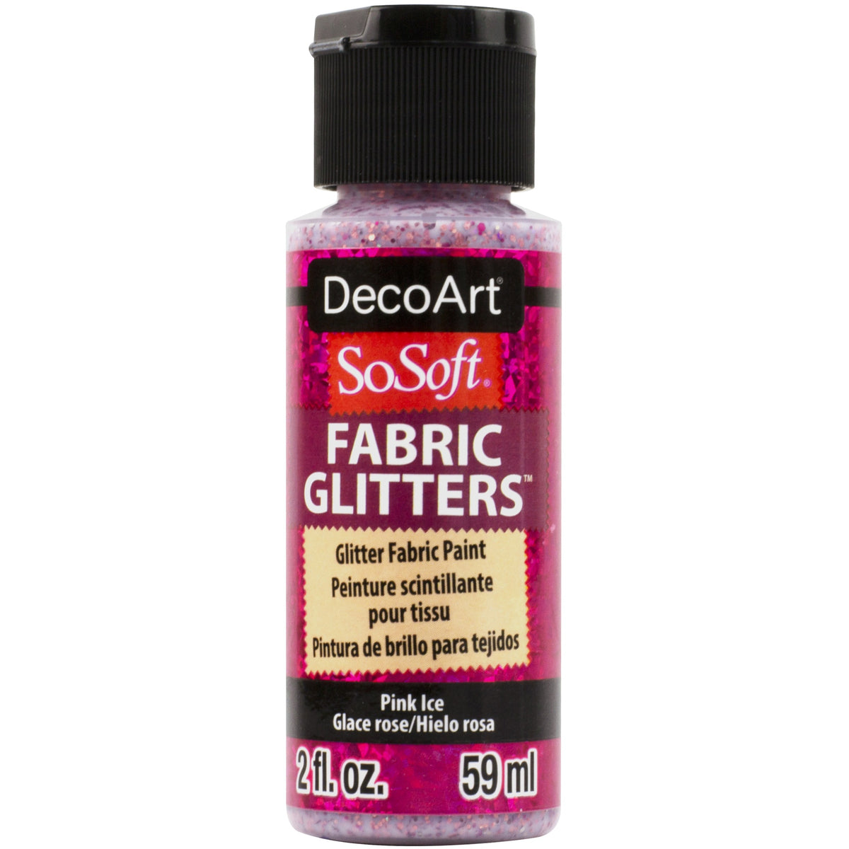 DecoArt Pink Ice Fabric Paint | World Of Craft