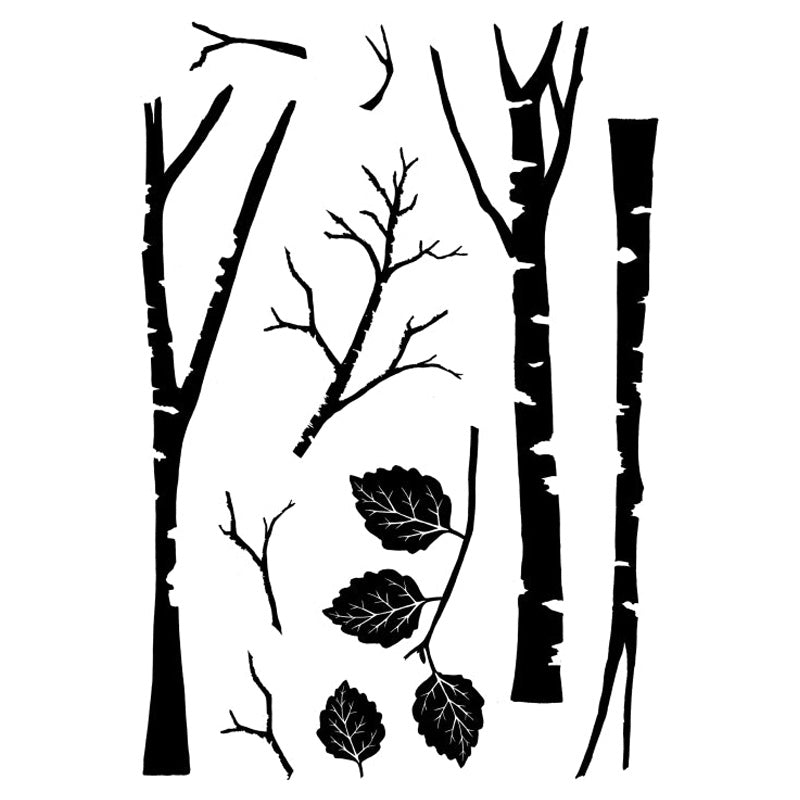 Card-io Tall Trees Clear Stamp Set | World Of Craft