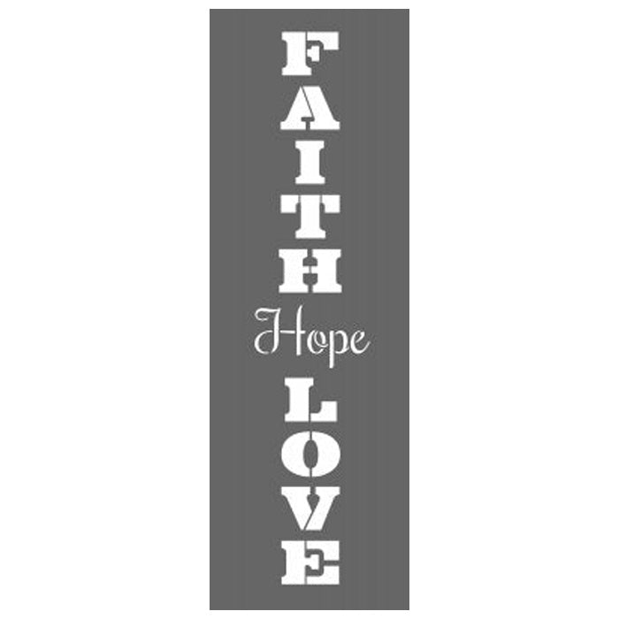 DecoArt Faith Stencil Pack Of 2 | World Of Craft
