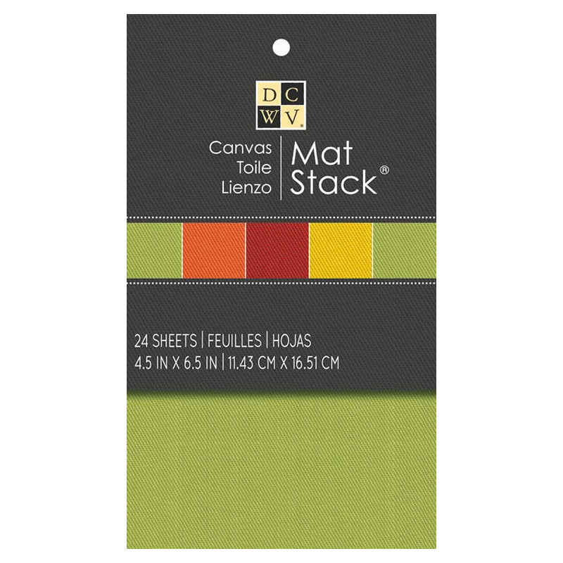 Die Cuts With A View Mat Stack - Canvas Mat Stack WorldOfCraft