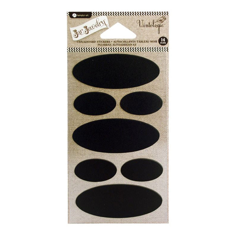 Hampton Art Chalkboard Stickers Oval | World Of Craft