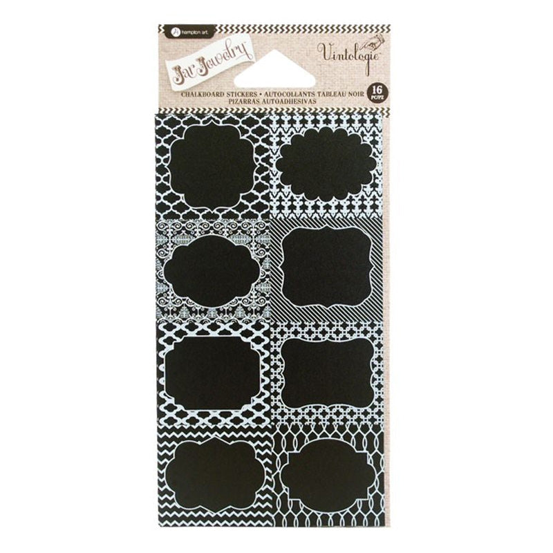 Hampton Art Chalkboard Stickers Patterns | World Of Craft