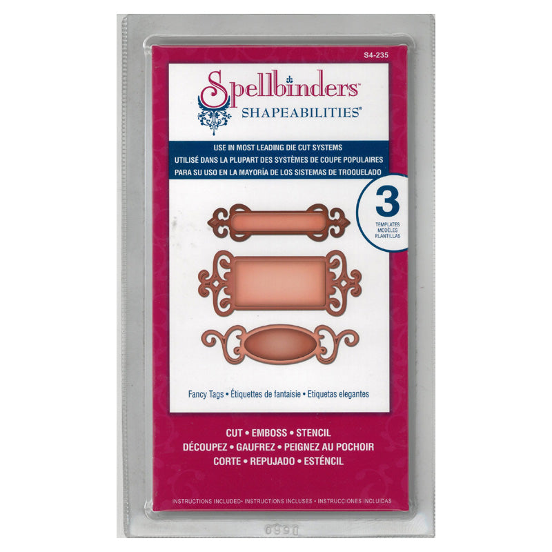 Spellbinders Fancy Tags Die | World Of Craft