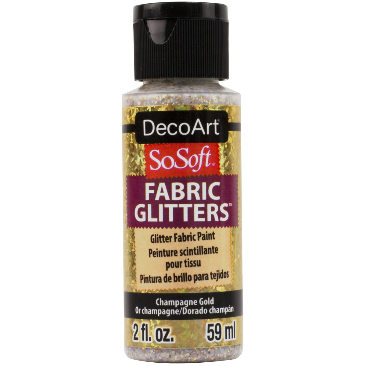 DecoArt Champagne Gold Fabric Paint | World Of Craft