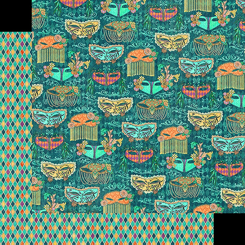 Graphic 45 Venitian Carnival Packs Of 10 Sheets WorldOfCraft
