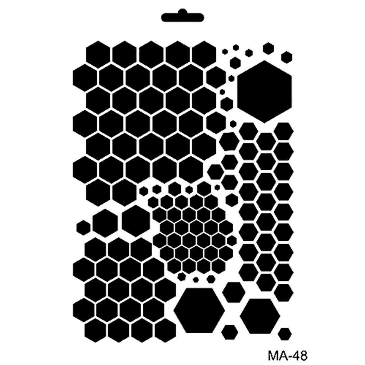 Cadence 21 X 29 Mix Media Stencil - Distress Honeycomb WorldOfCraft
