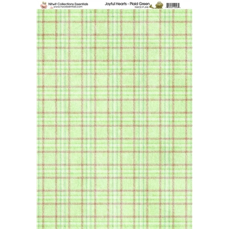 Nitwit Collections Essentials Jh Plaid Paper A4 Pack Of 10 Sheets ...