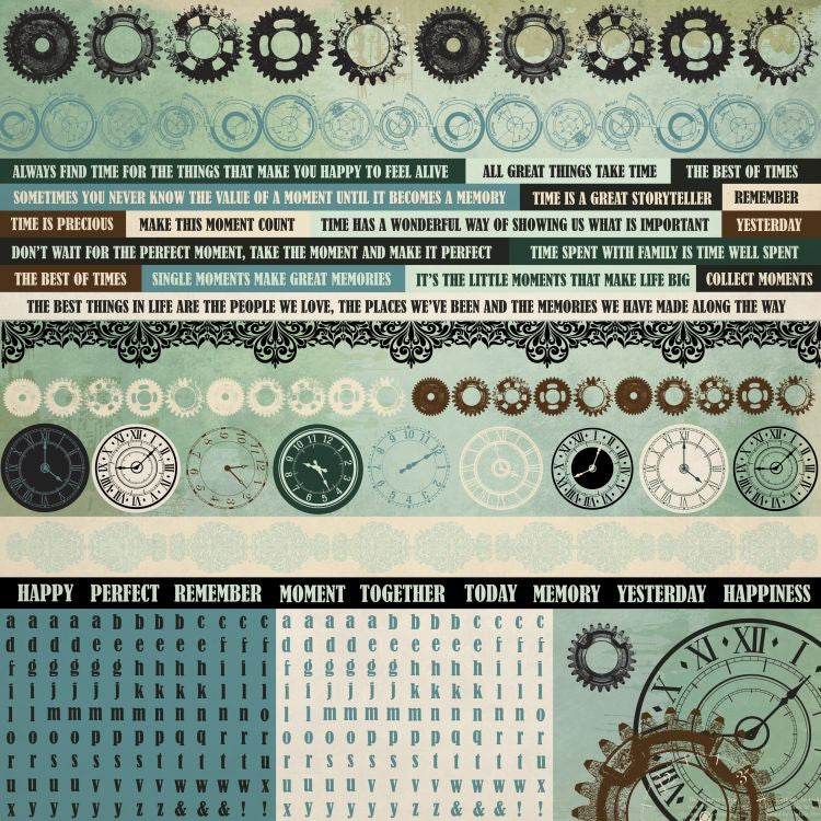 Kaisercraft Time Machine Sticker Sheet | World Of Craft