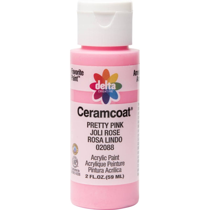Pretty Pink Delta Ceramcoat 2oz | World Of Craft