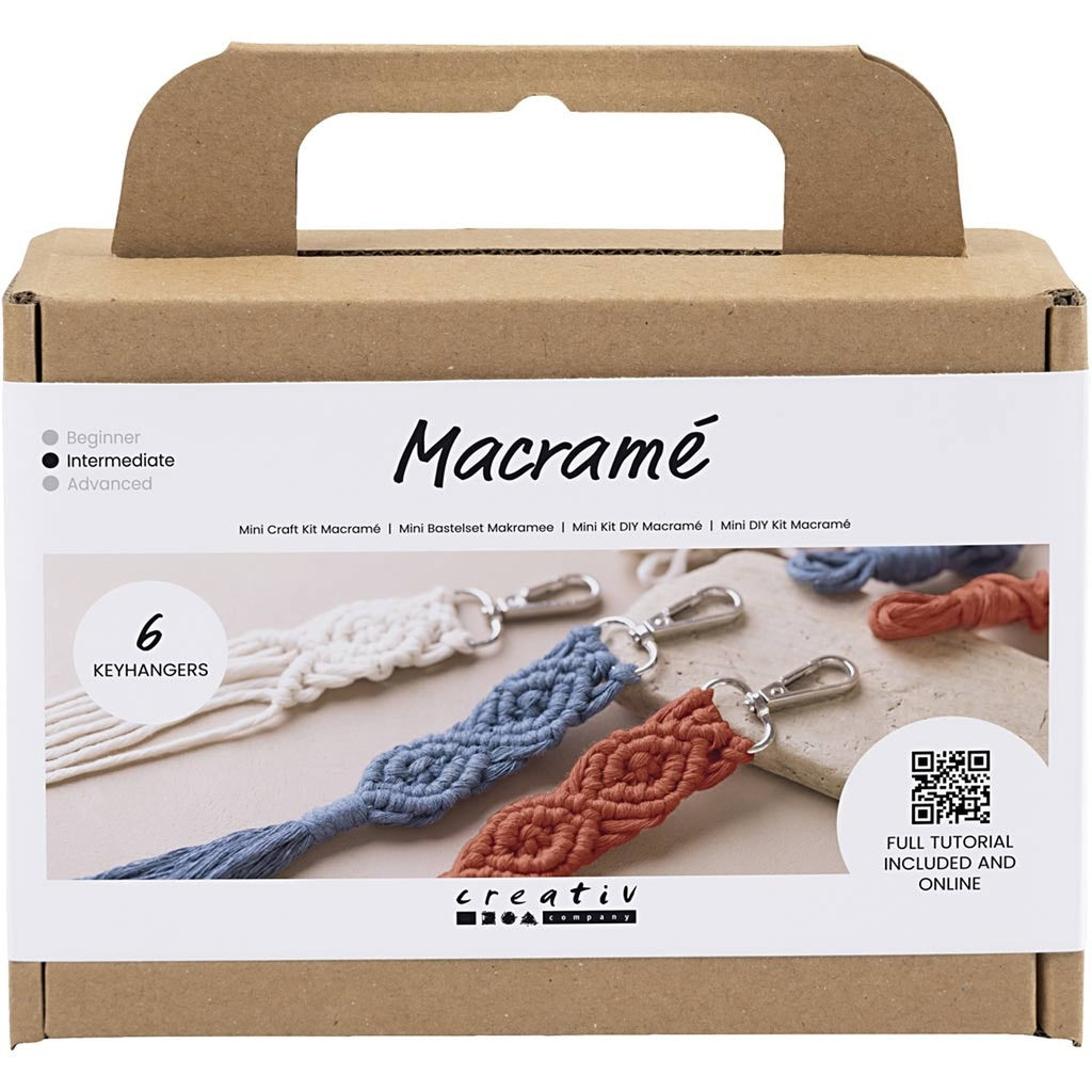 Creativ Mini Craft Kit Macrame Key Rings | World Of Craft