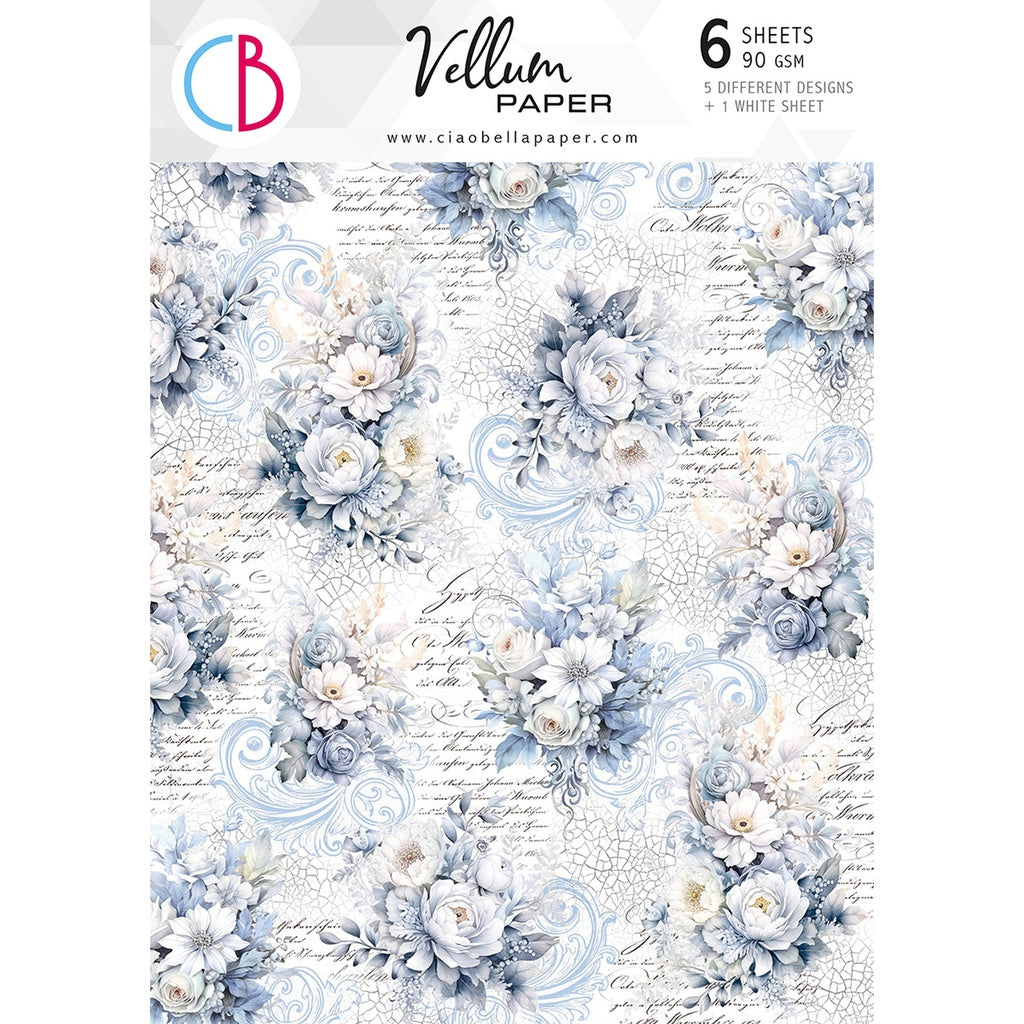 Ciao Bella Vellum Midnight Spell Paper Patterns A4 6 per Package