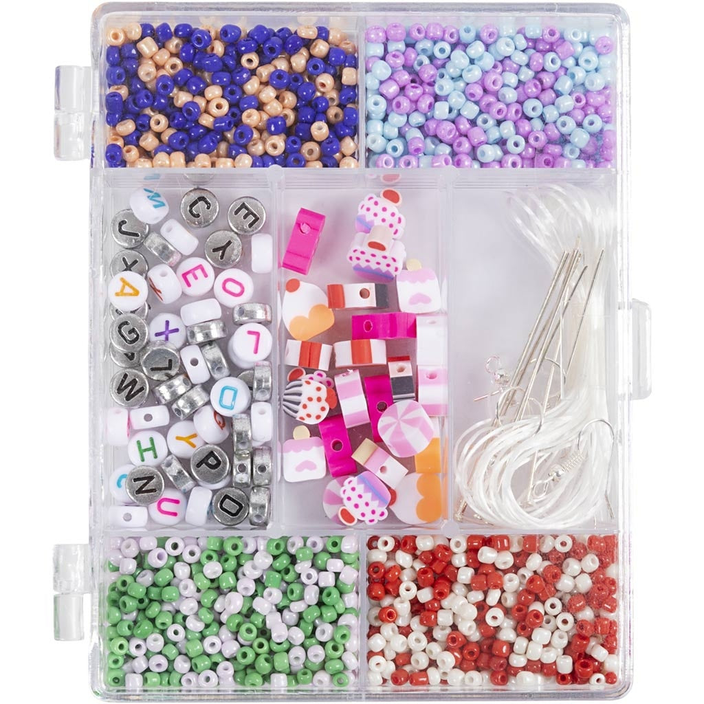 Creativ Craft Mix Jewellery Pastel Colours Candy Mix WorldOfCraft